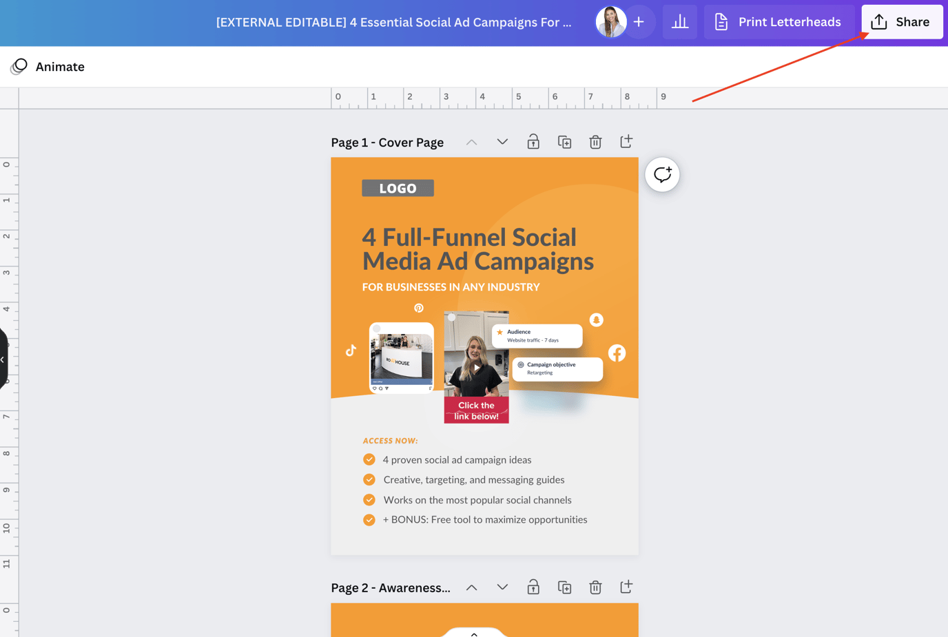 4 Full-Funnel Social Media Ad Campaigns For Any Industry [Editable ...
